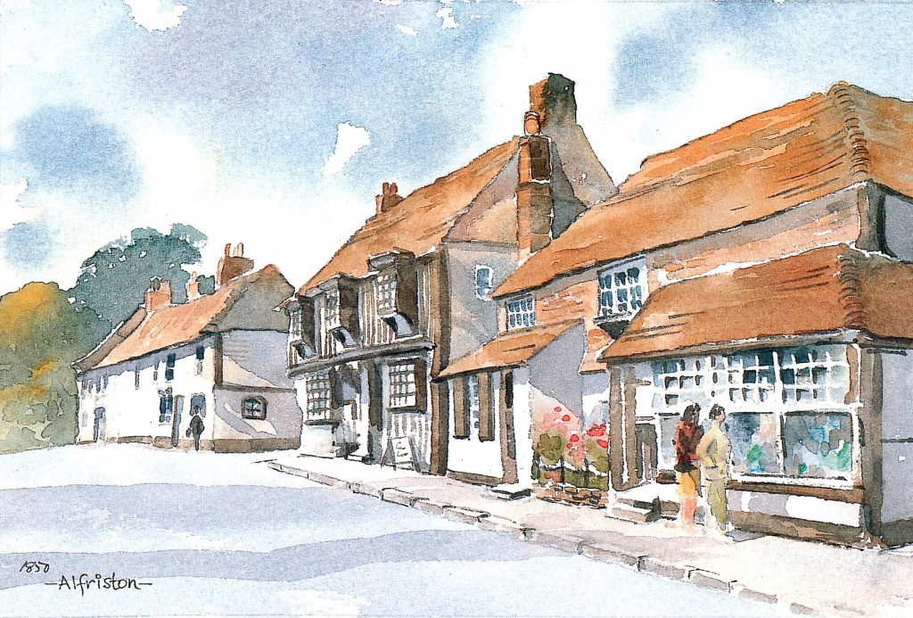 Alfriston 0365 - Martin Goode Watercolours