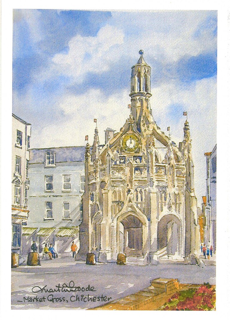 Market Cross, Chichester 3754 - Martin Goode Watercolours