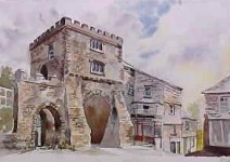 Southgate Arch, Launceston 0762 - Martin Goode Watercolours