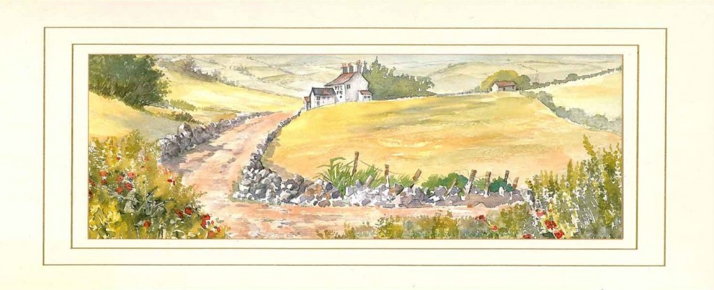 Stone Walls - Original Watercolour Painting by Martin Goode - Martin ...
