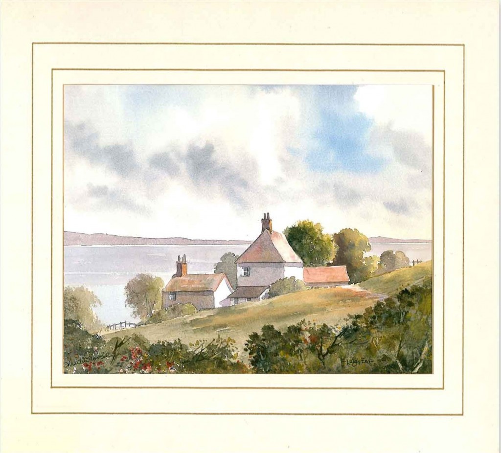 Leigh End - Original Watercolour Painting by Martin Goode - Martin ...