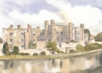 Leeds Castle 0121 - Martin Goode Watercolours