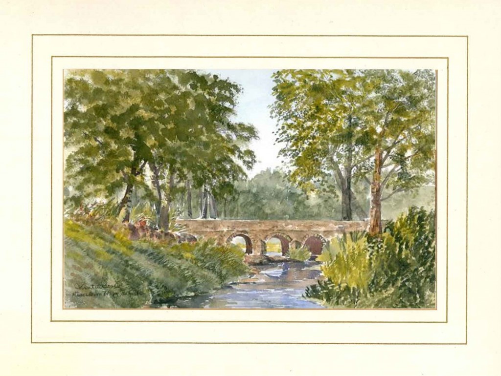 Minnowburn Bridge, Northern Ireland - Original Watercolour Painting by ...
